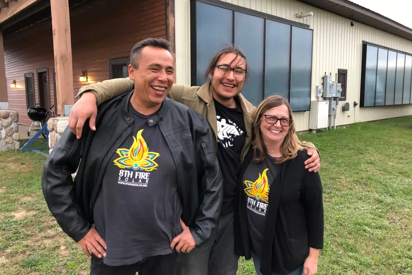 Young Anishinaabe at 8th Fire Solar are building the clean energy ...