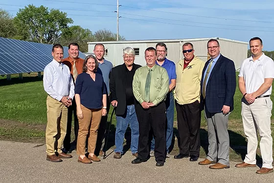 The first MN Solar for Schools grant-funded installation is complete ...