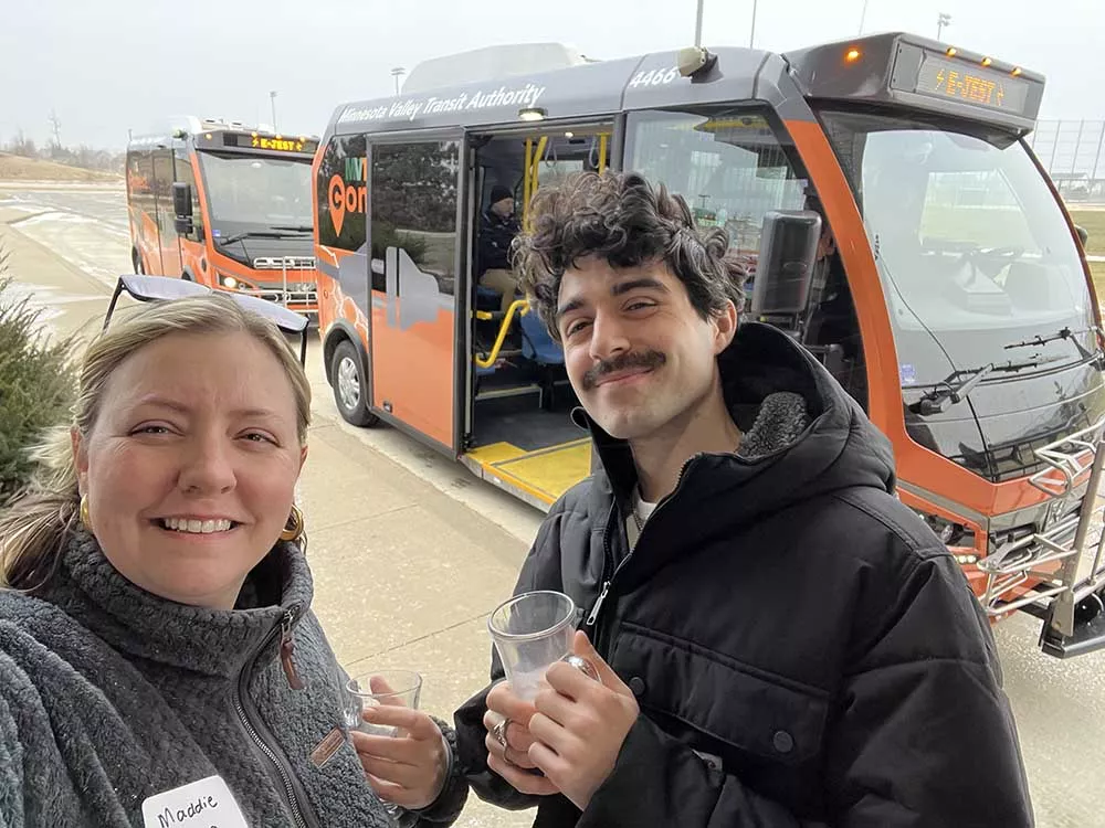 New microtranist is a mega-hit: Minnesota Valley Transit Authority ...